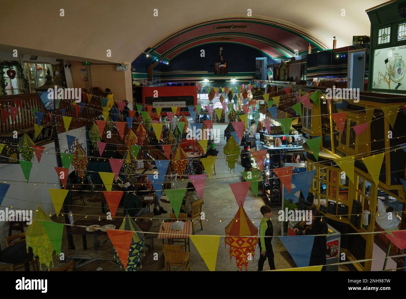 Inside the Old kent market in Margate, kent Stock Photo - Alamy