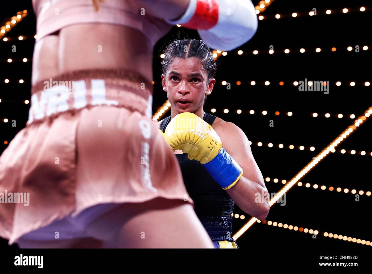 NEW YORK, NEW YORK - FEBRUARY 04: Ramla Ali and Avril Mathie during ...