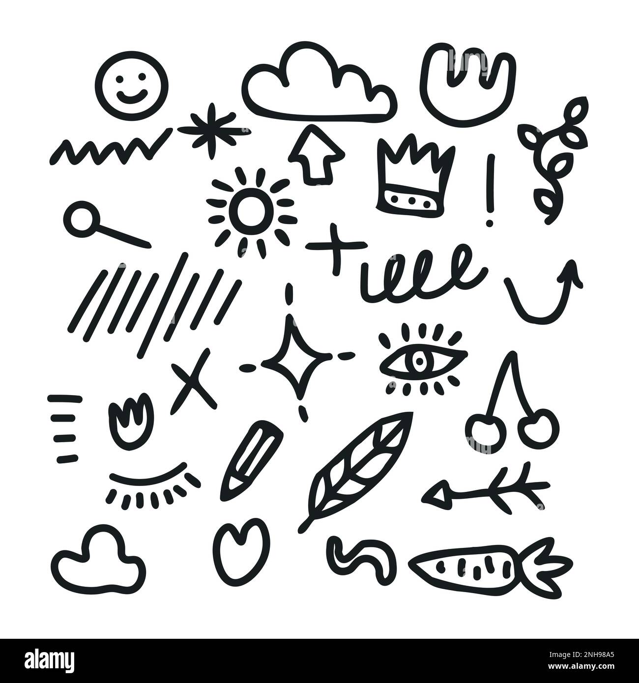 Sun set crown Stock Vector Images - Alamy