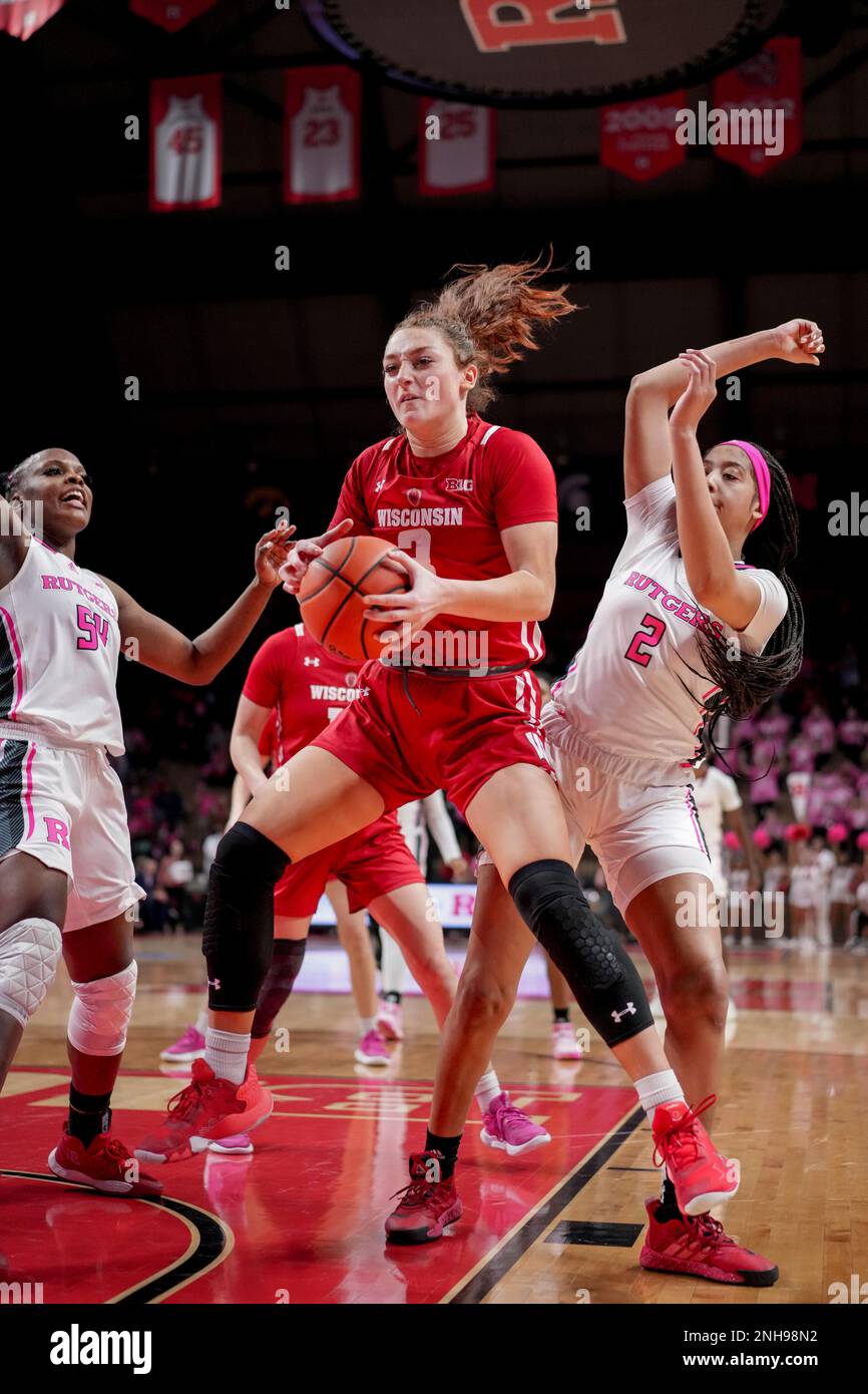 February 5, 2023, Piscataway, New Jersey, USA: Wisconsin Badgers guard ...