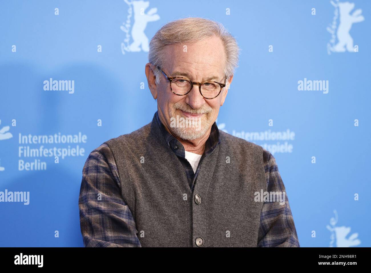 US director, producer and screenwriter Steven Spielberg poses during a ...