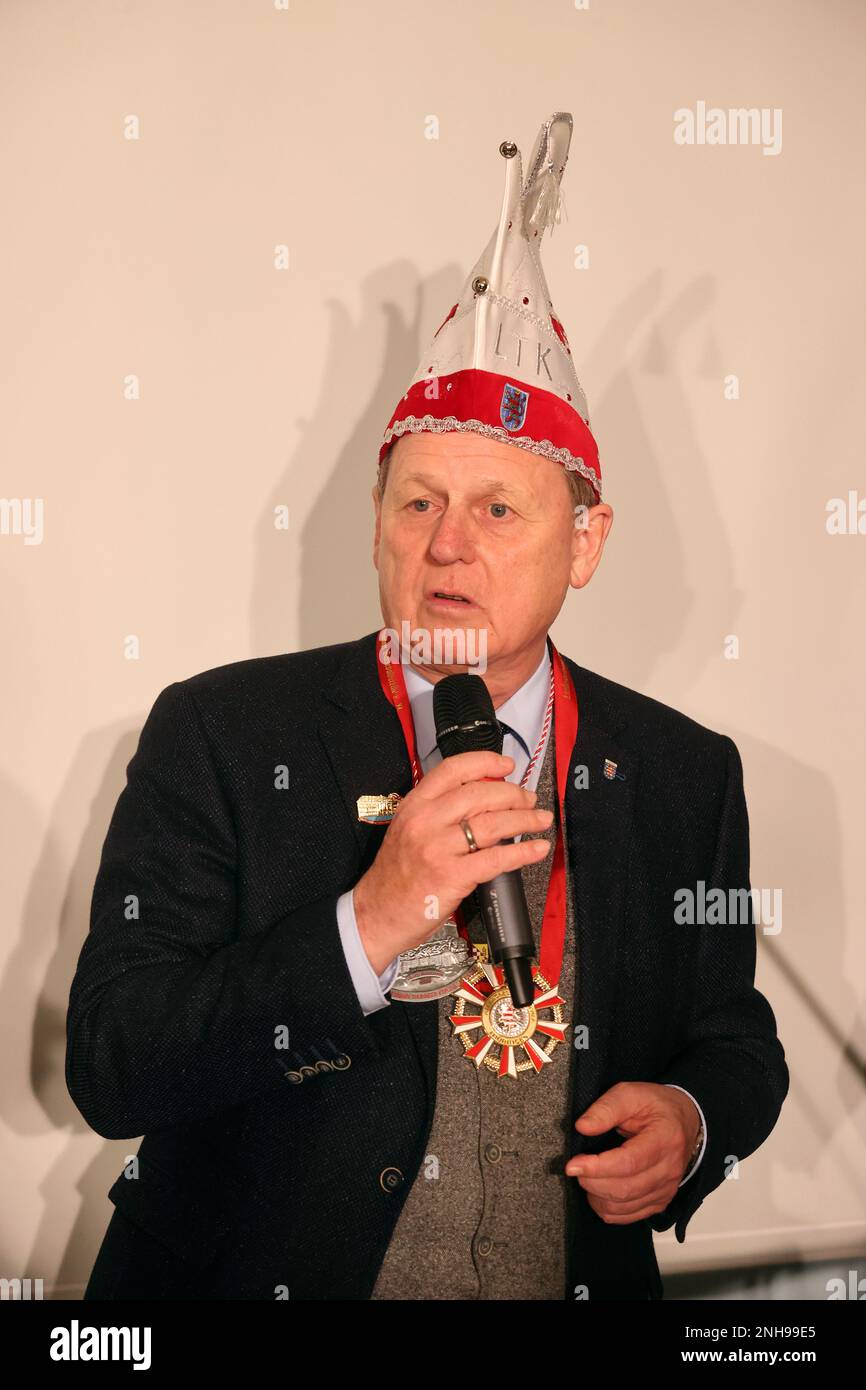 Erfurt, Germany. 21st Feb, 2023. Bodo Ramelow (Die Linke), Prime ...