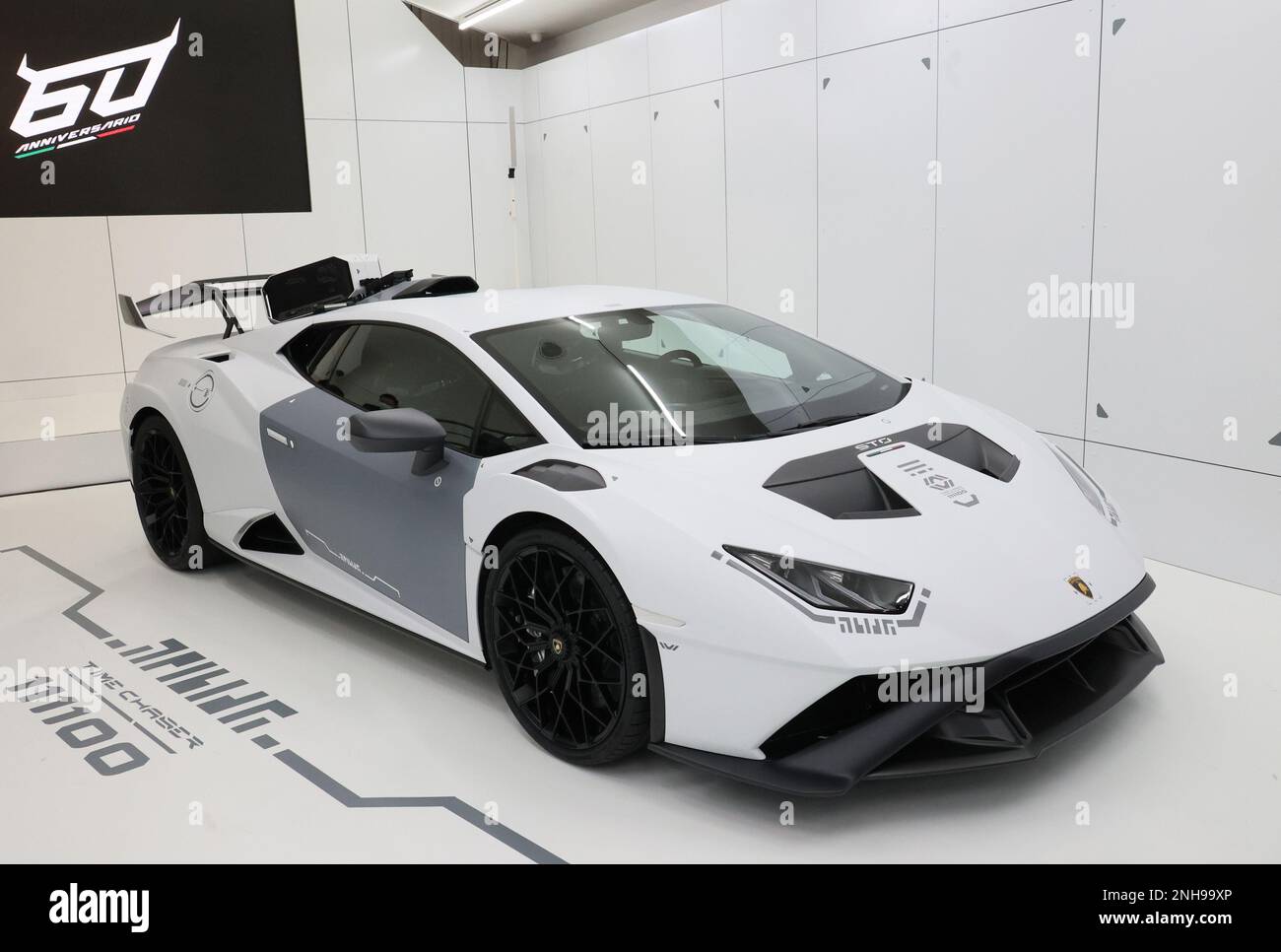 Tokyo, Japan. 21st Feb, 2023. Automobili Lamborghini's "Huracan STO ...
