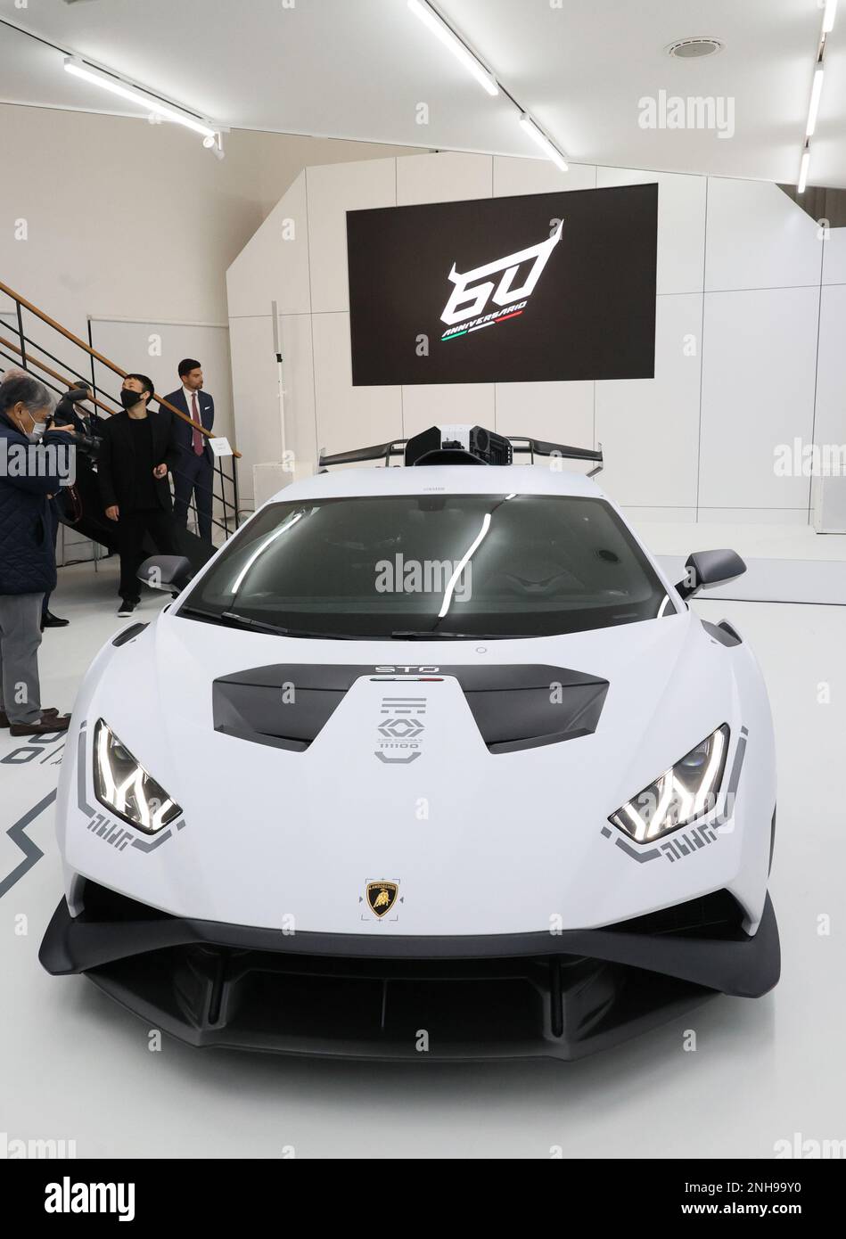 Tokyo, Japan. 21st Feb, 2023. Automobili Lamborghini's "Huracan STO ...