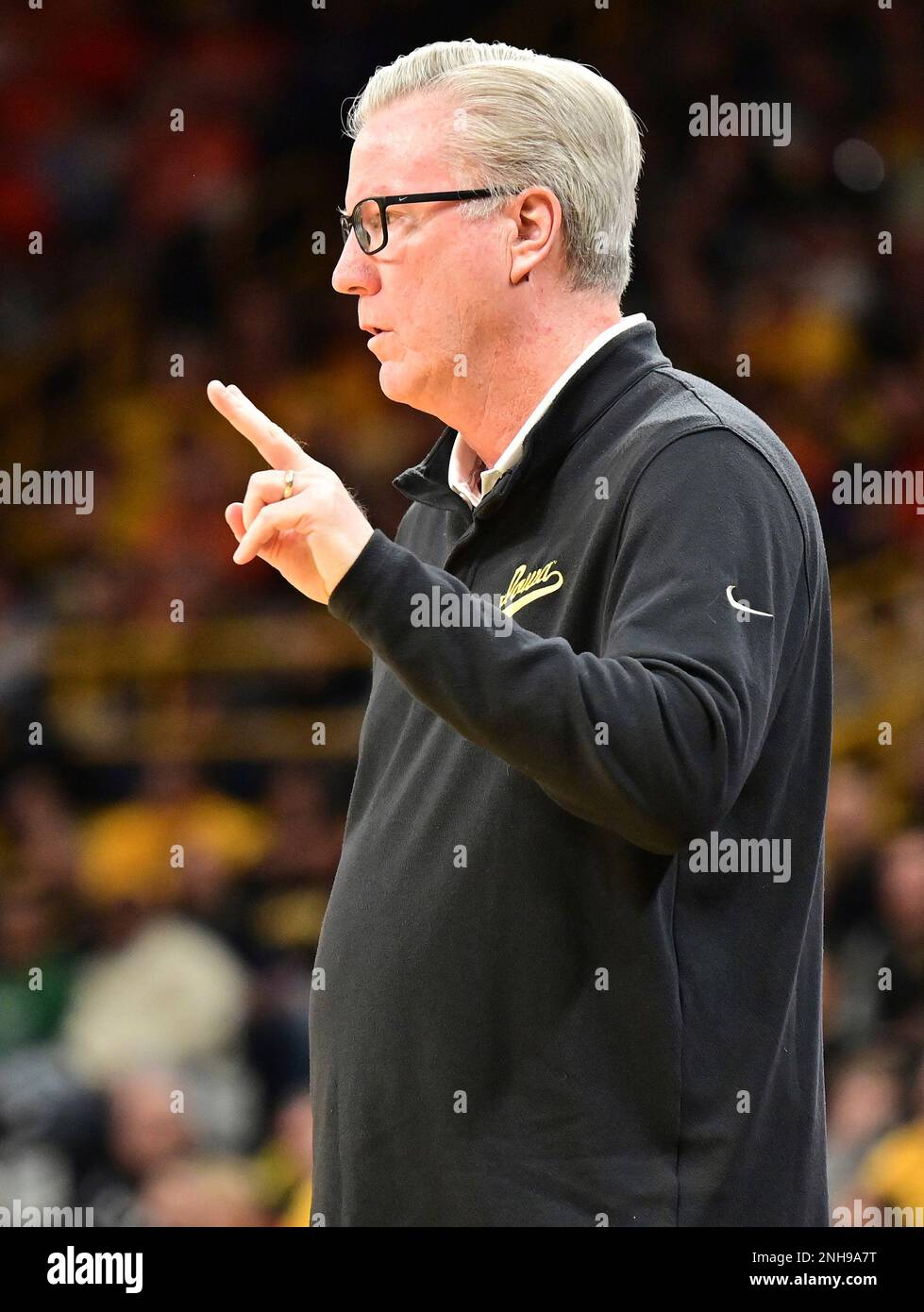 IOWA CITY, IA - FEBRUARY 04: Iowa coach Fran McCaffery as seen during a ...