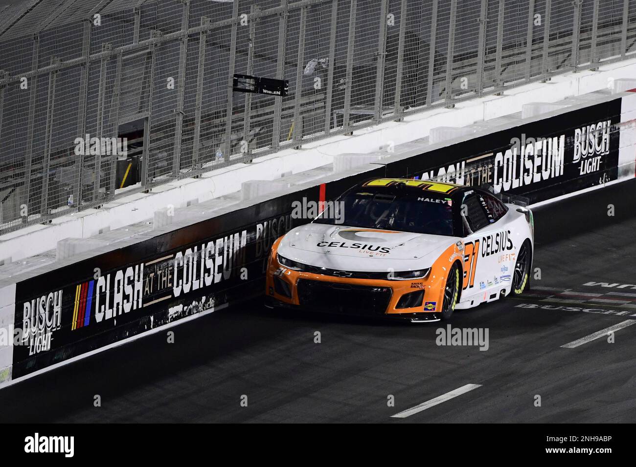 LOS ANGELES, CA - FEBRUARY 04: Justin Haley (#31 Kaulig Racing Celsius ...