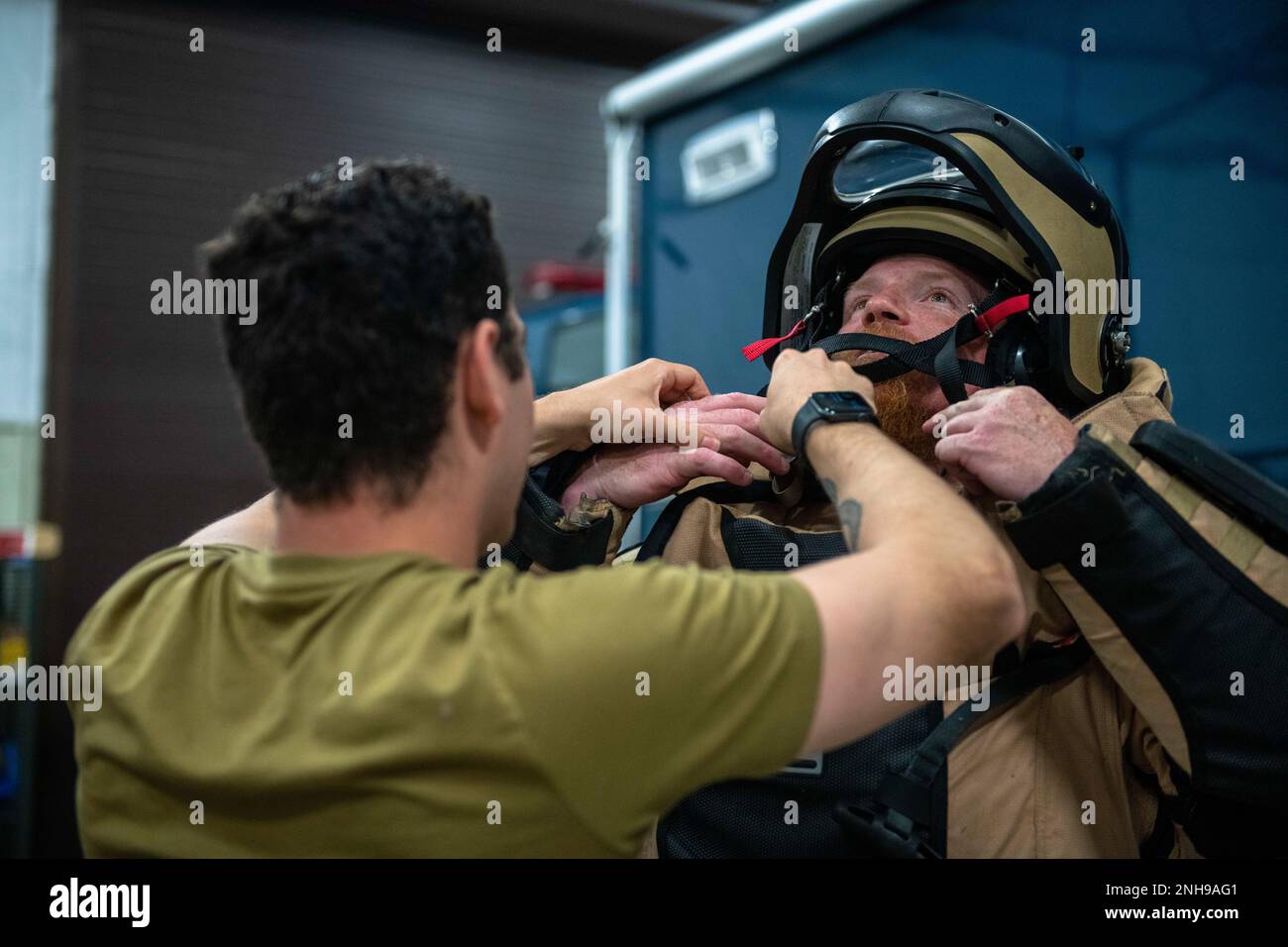 U.S. Air Force Senior Airman Jacob Runfola, 325th Civil Engineer ...