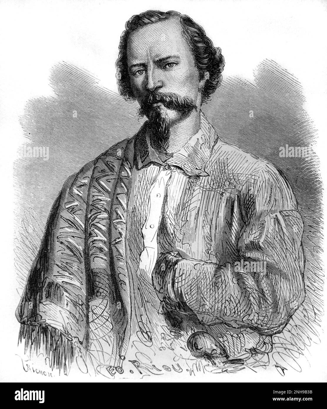 Portrait of Count Charles René Gaston Gustave de Raousset-Boulbon (1817 ...