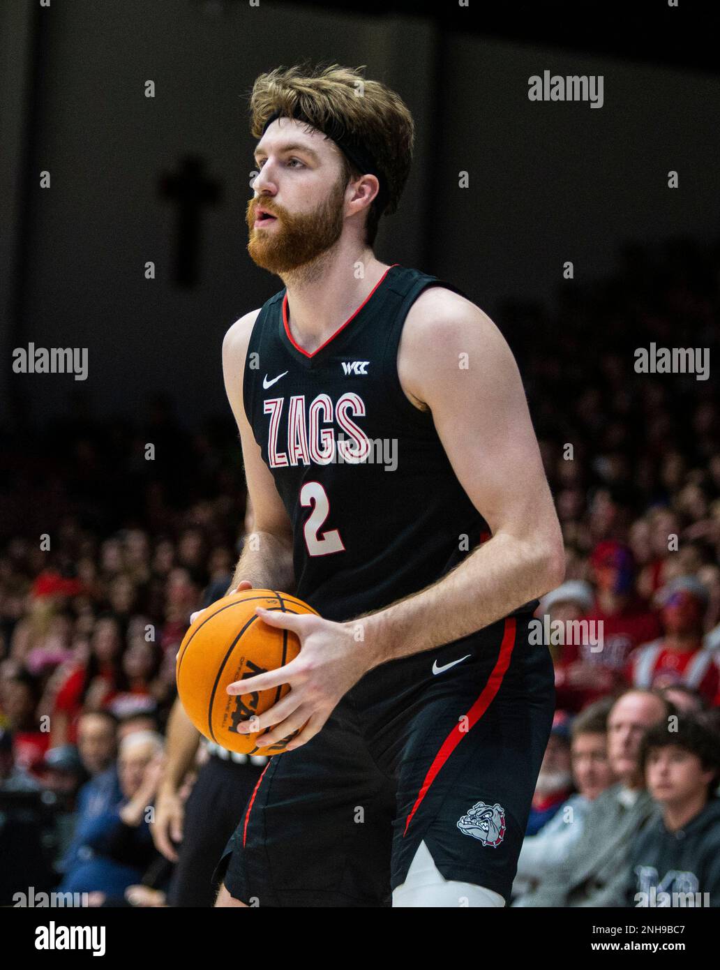 February 04 2023 Moraga, CA U.S.A. Gonzaga forward Drew Timme (2)looks ...