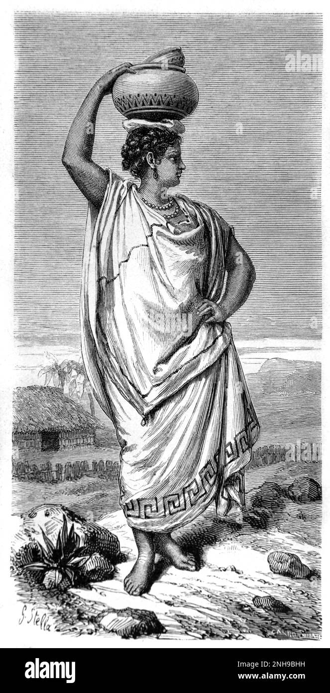 Native Patagonian Woman, Indigenous Ethnic Group or Amerindian Woman ...