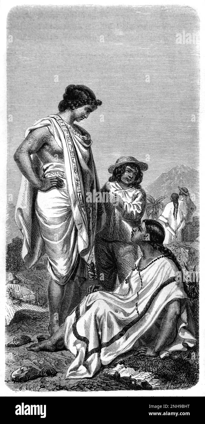 Native Patagonian People, Indigenous Ethnic Group or Amerindians in ...