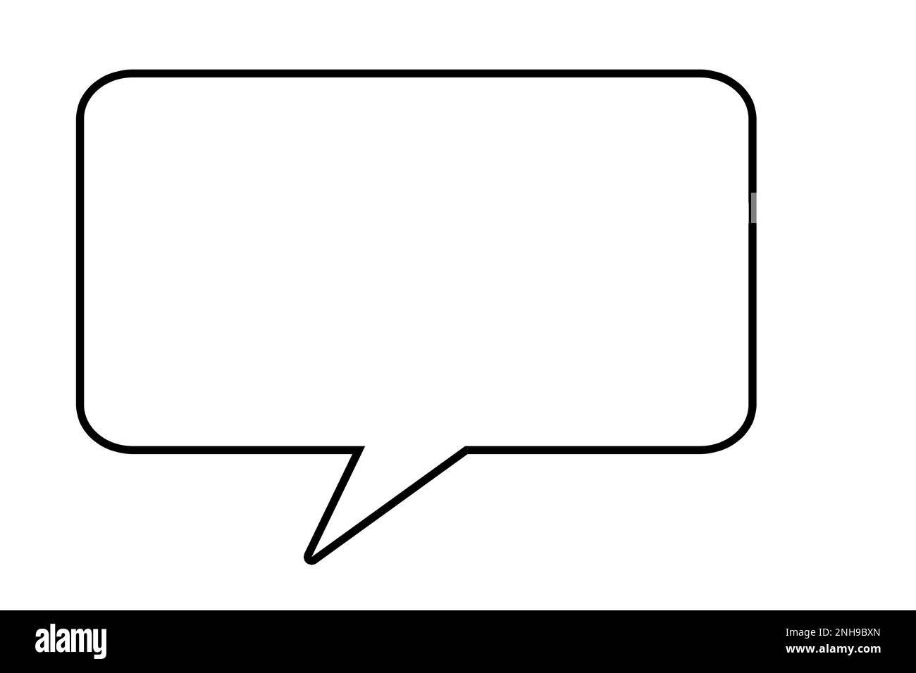 Speech bubble question on Black and White Stock Photos & Images - Alamy
