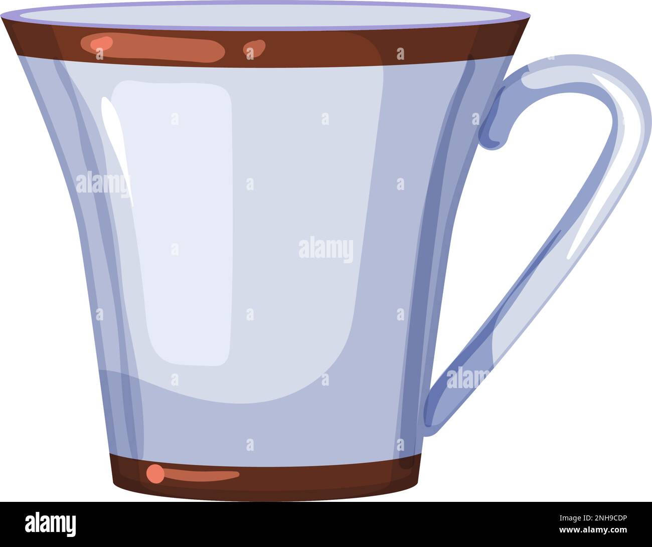 drink vintage cup cartoon vector illustration sign Stock Vector Image ...