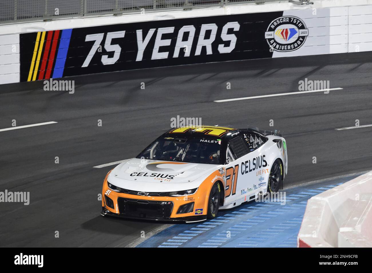 LOS ANGELES, CA - FEBRUARY 04: Justin Haley (#31 Kaulig Racing Celsius ...