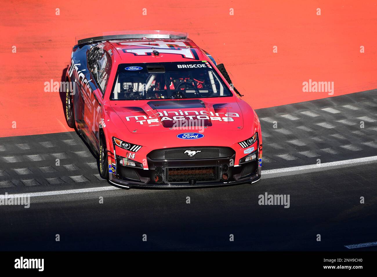 LOS ANGELES, CA - FEBRUARY 04: Chase Briscoe (#14 Stewart Haas Racing ...