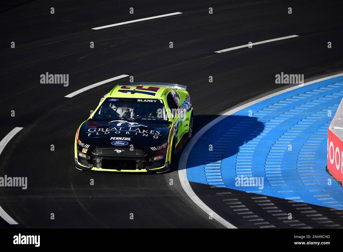 LOS ANGELES, CA - FEBRUARY 04: Ryan Blaney (#12 Team Penske Menards ...