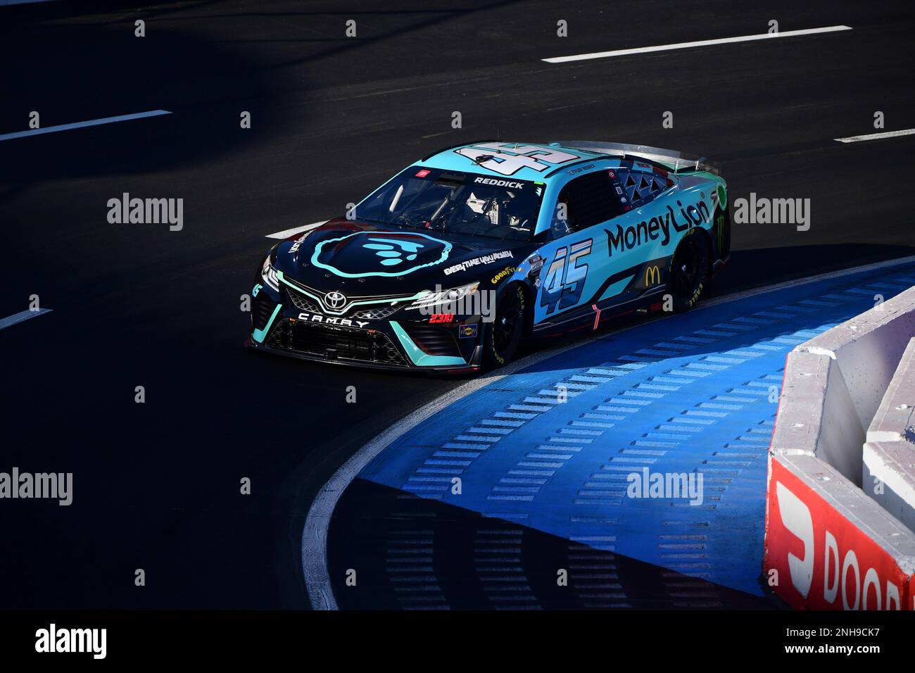 LOS ANGELES, CA - FEBRUARY 04: Tyler Reddick (#45 23XI Racing MoneyLion ...