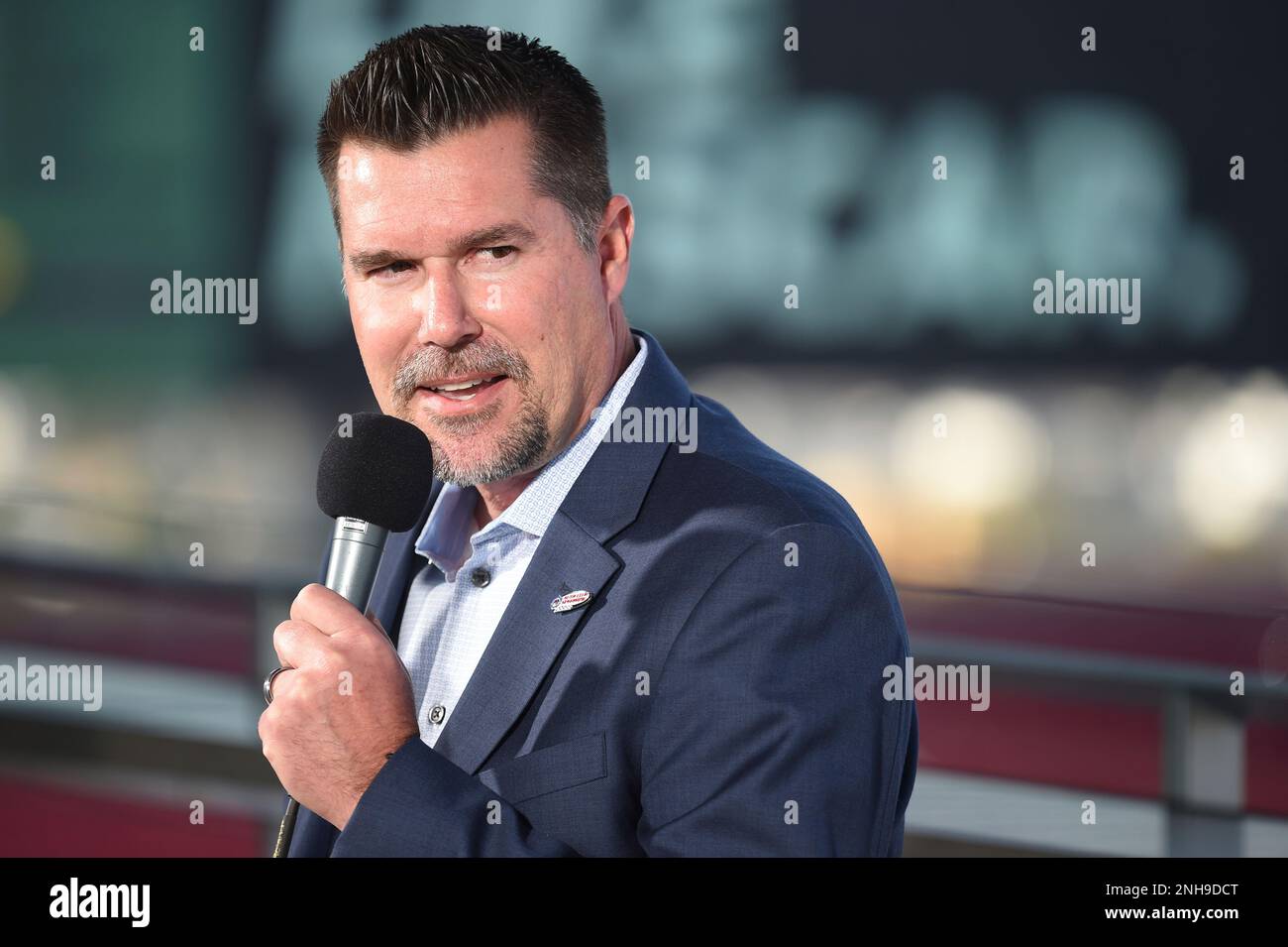 LOS ANGELES, CA - FEBRUARY 04: Auto Club Speedway President, Dave Allen ...