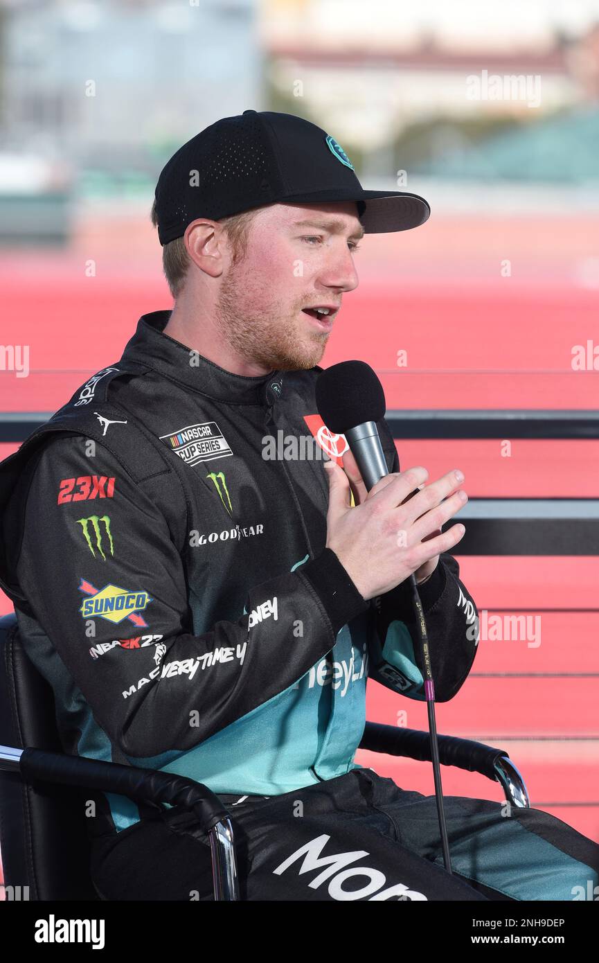 LOS ANGELES, CA - FEBRUARY 04: Tyler Reddick (#45 23XI Racing MoneyLion ...