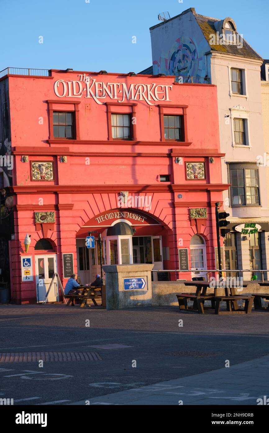 Exterior of the Old Kent market in Margate, kent Stock Photo - Alamy