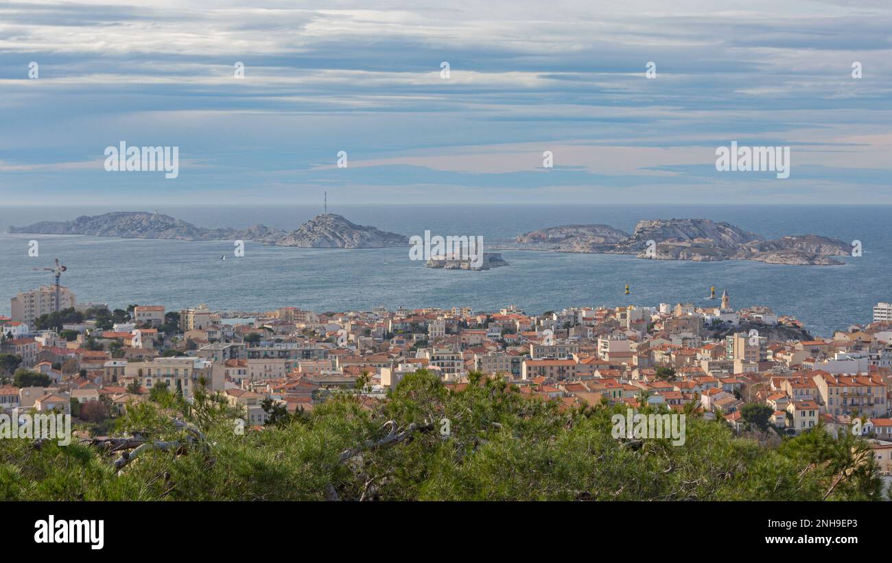 Frioul Archipelago Islands France Mediterranean Sea Winter Stock Photo ...