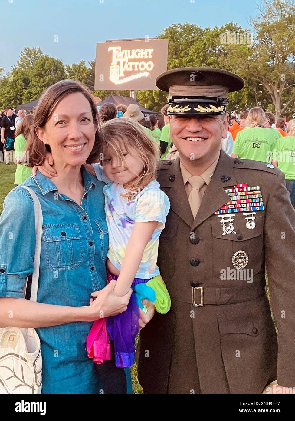 Deputy joint base commander, Lt. Col. Mark Paolicelli, smiles for a ...