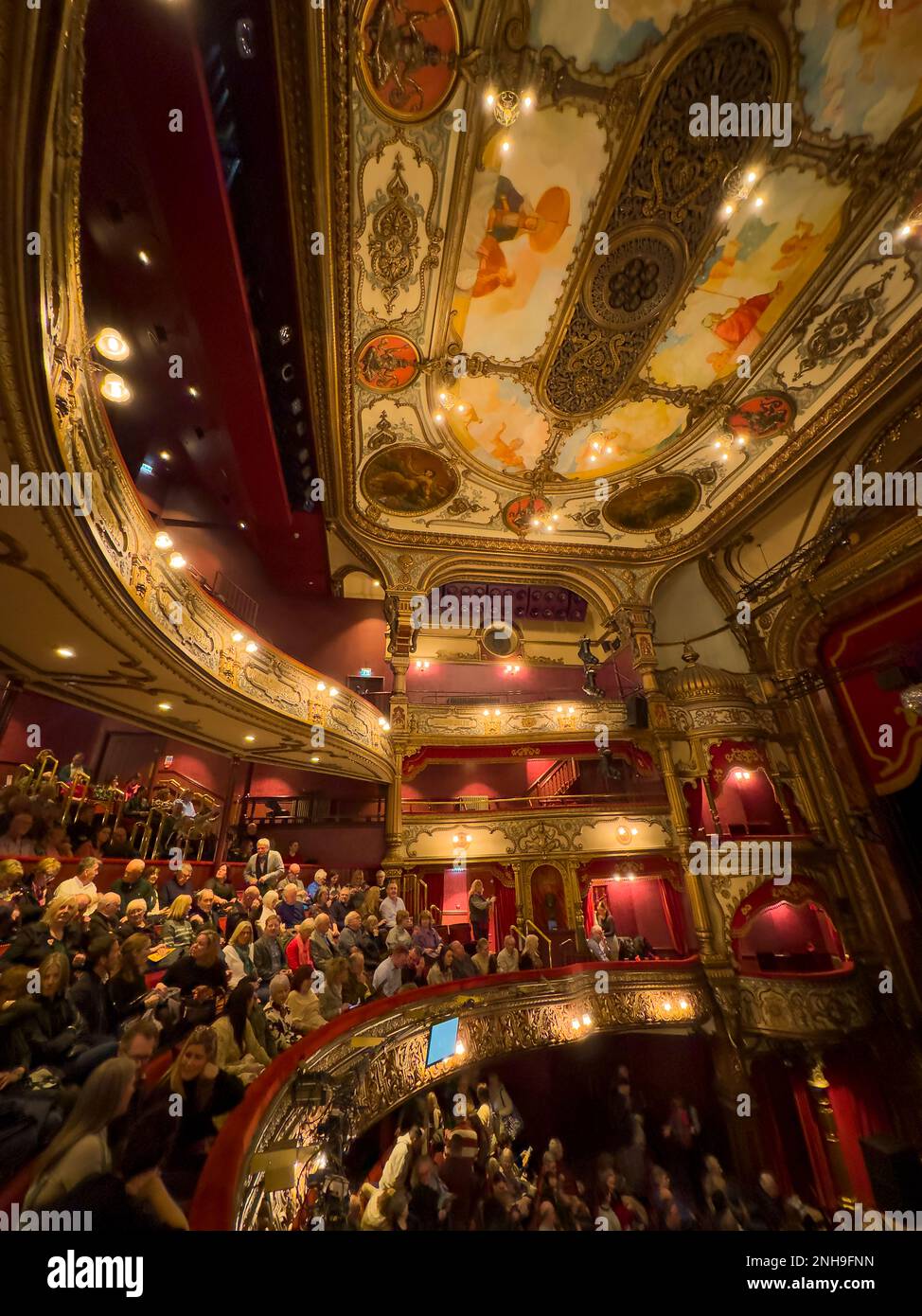 Interior of the Grand Opera House 2023 in Belfast Northern Ireland ...