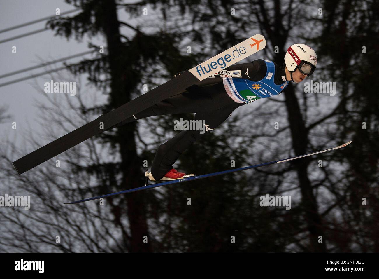 Naoki Nakamura from Japan in action during the World Cup, large hill ...