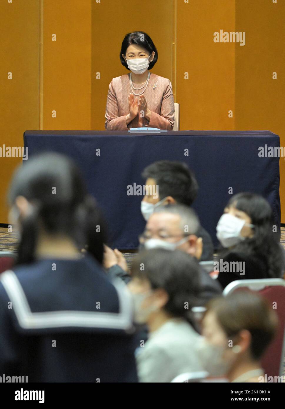 Japanese Crown Princess Kiko attends the prizewinner ceremony of the ...