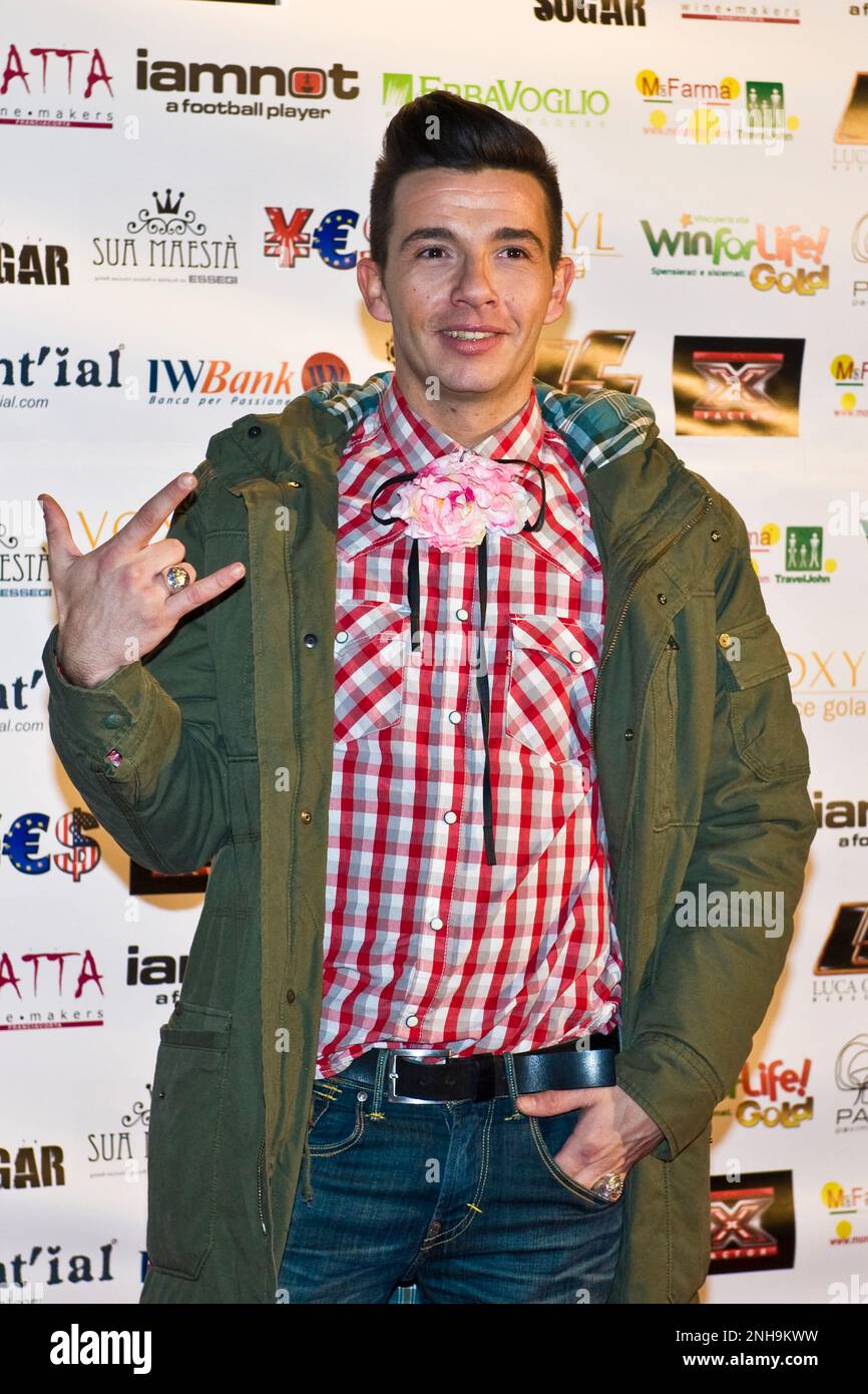 DJ Diego Passoni, X Factor Red Carpet, Milan 2010 Stock Photo - Alamy