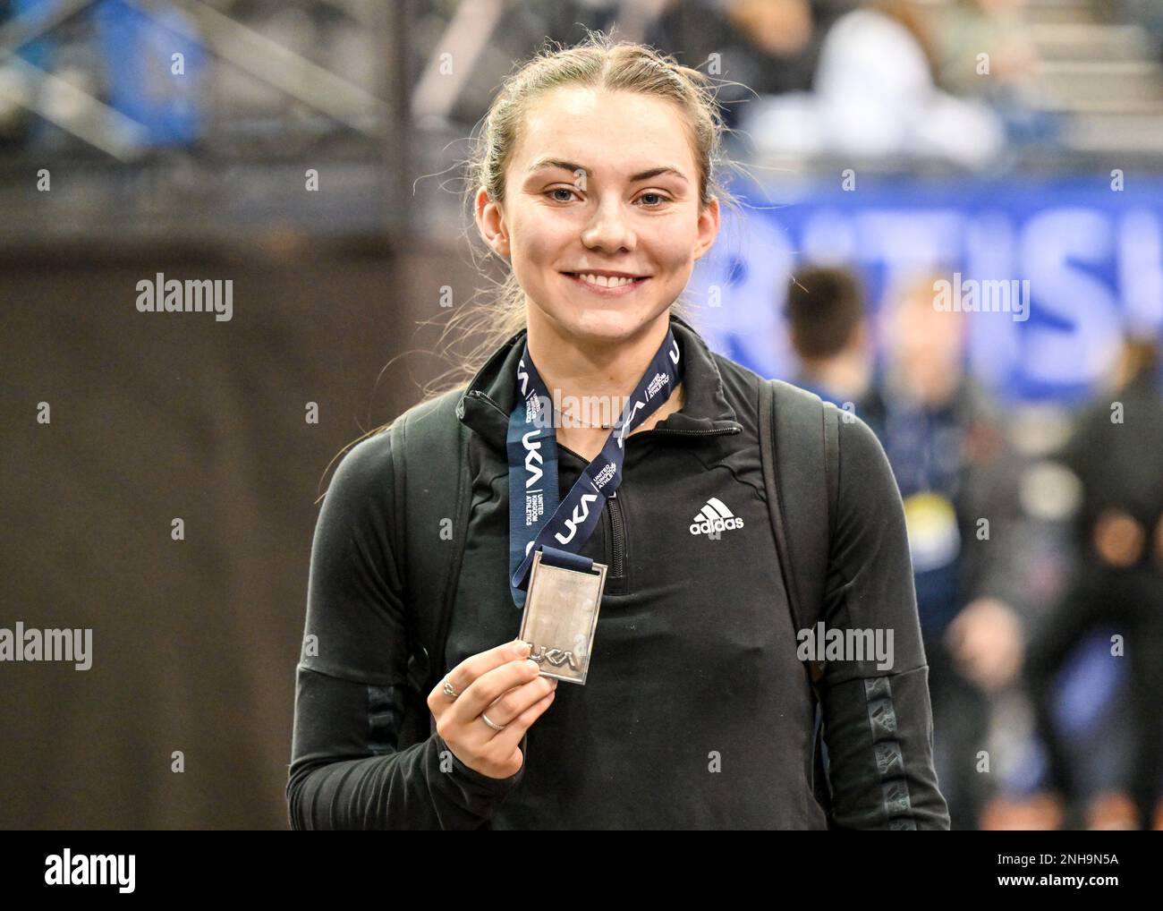 Athlete long jump indoor hi-res stock photography and images - Alamy