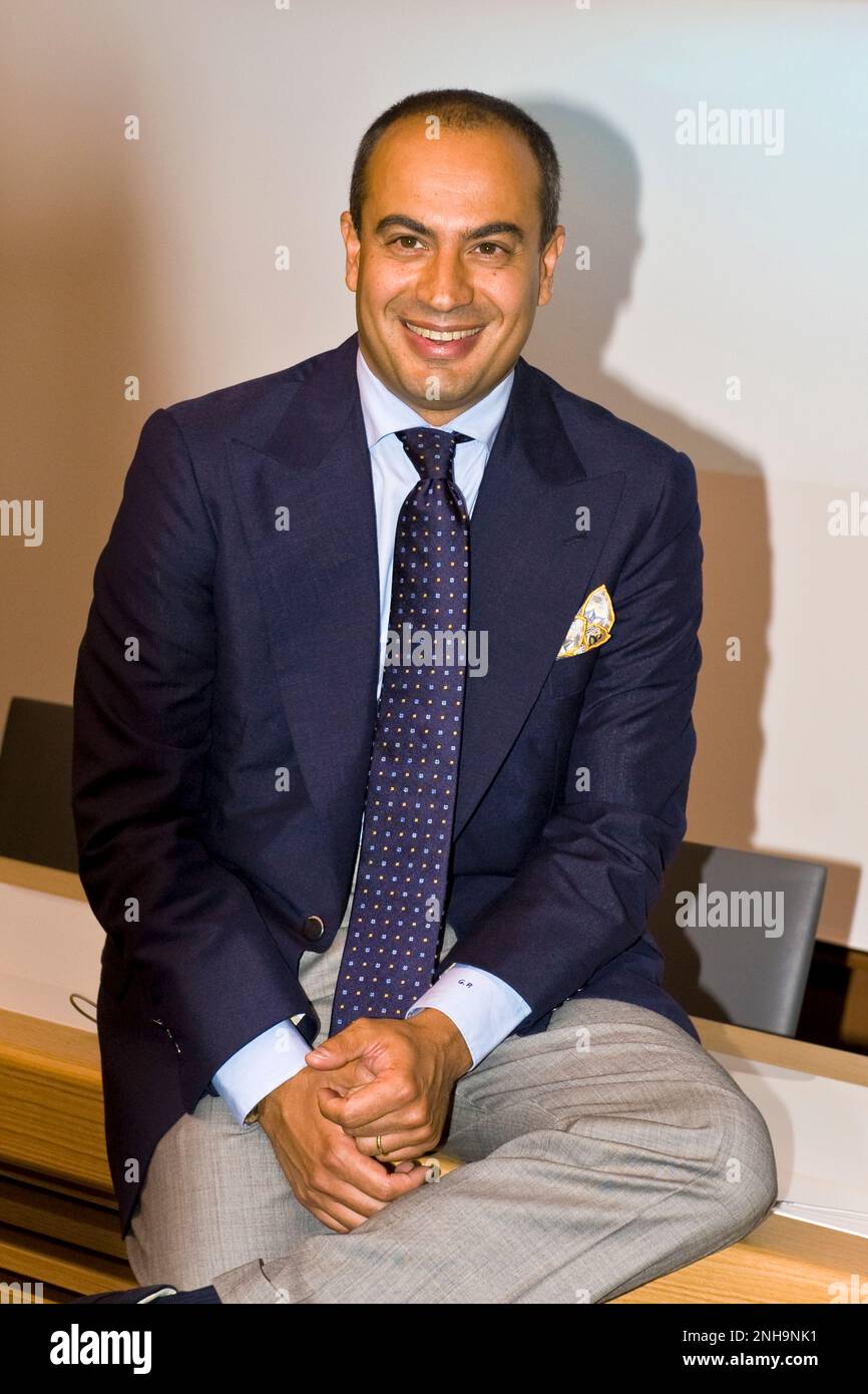 The anchorman Gianluigi Paragone, 'L'ultima parola', press conference ...