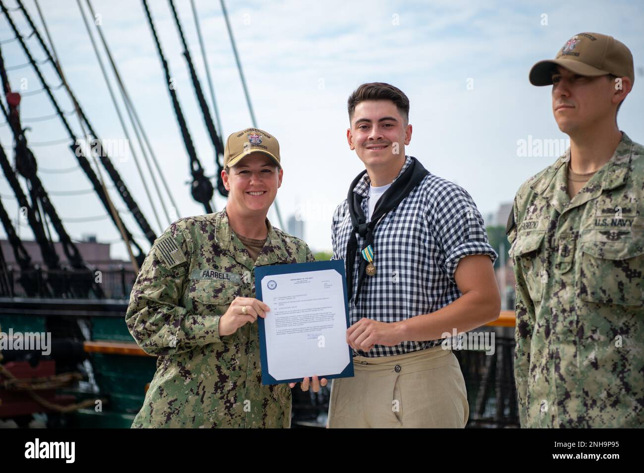 Boston (July 28, 2022) U.S. Navy Seaman Lance Garrison, from Farmington ...