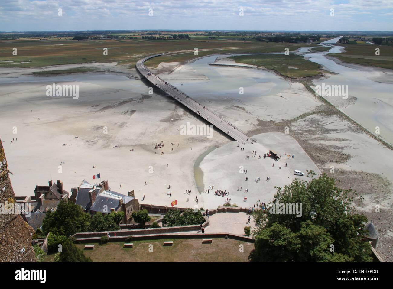 bay at le mont-saint-michel in normandy (france Stock Photo - Alamy