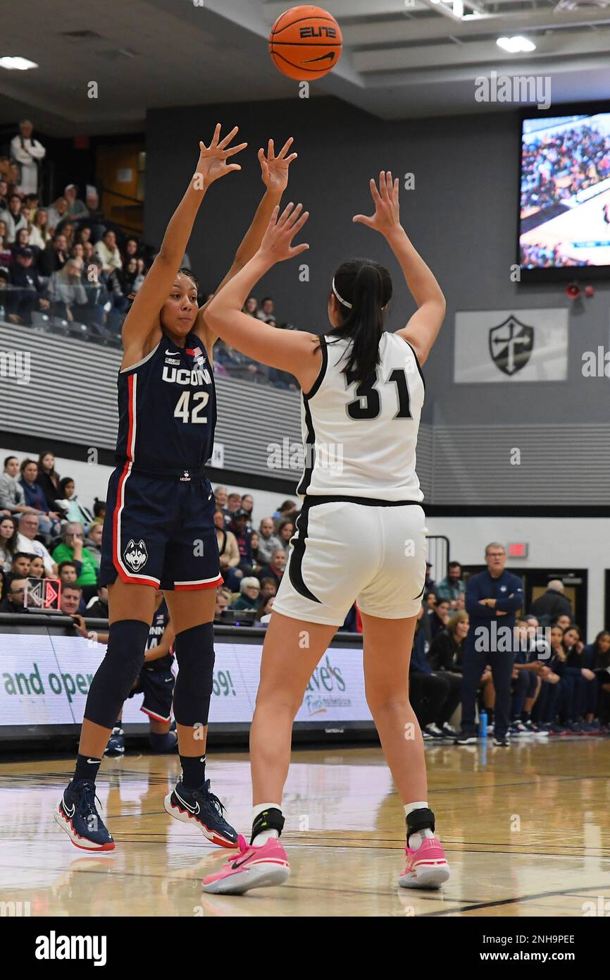 PROVIDENCE, RI - FEBRUARY 01: UConn Huskies forward Amari DeBerry (42 ...