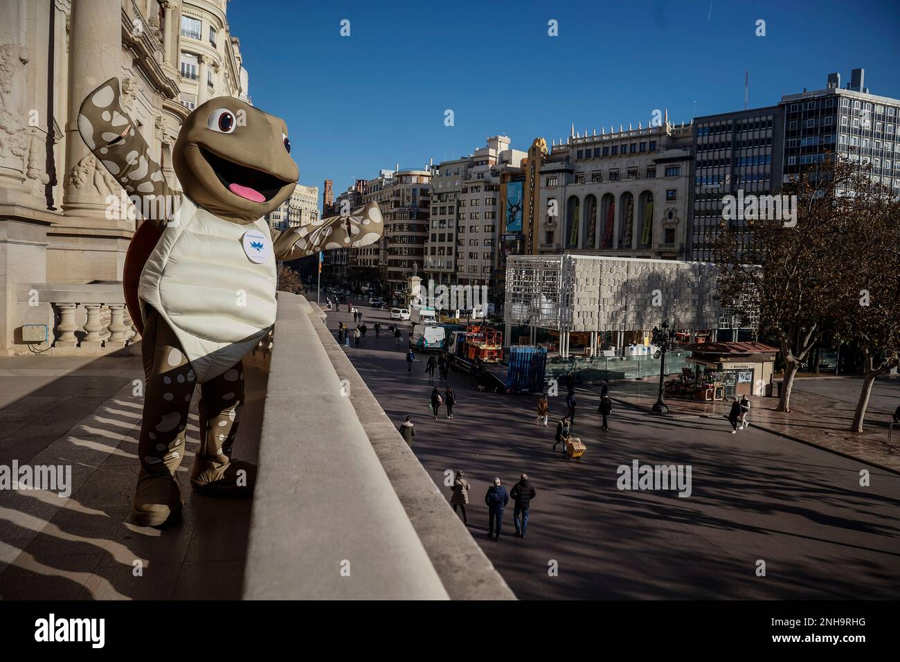 One of the mascots of l'Oceanogràfic, the turtles 'Marina' and 'Bobo ...