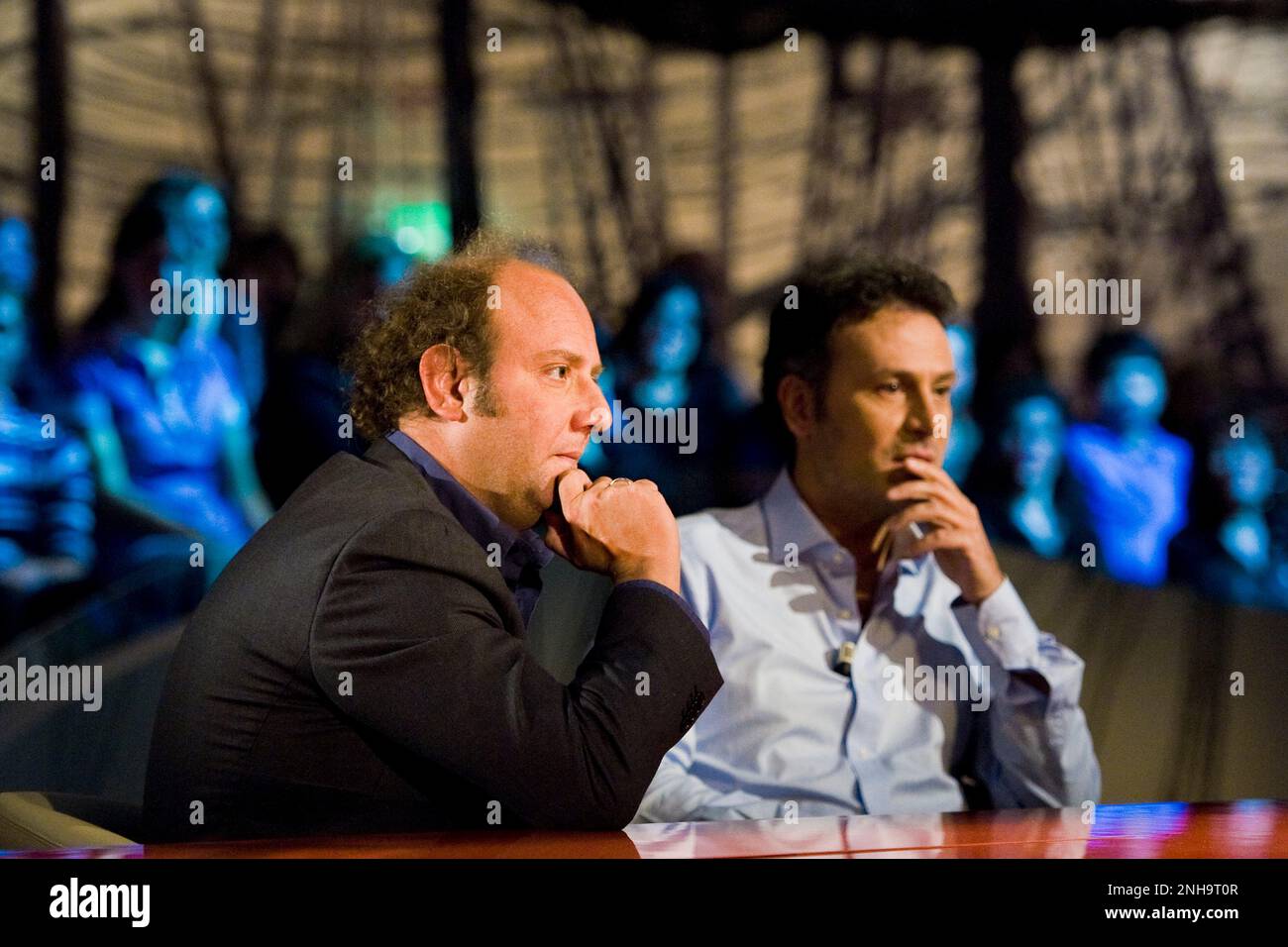 Alex e Franz, La7 television, Milan, Italy Stock Photo - Alamy