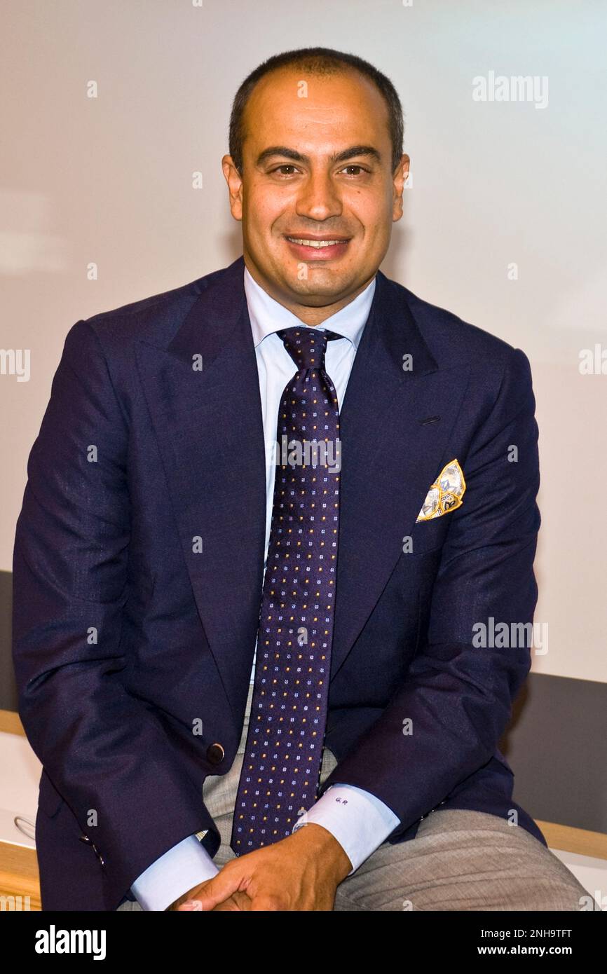 The anchorman Gianluigi Paragone, 'L'ultima parola', press conference ...