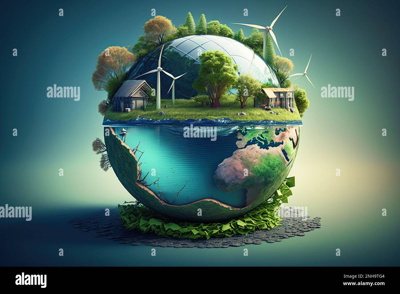 Green energy relies on renewable sources like wind, solar, and ...