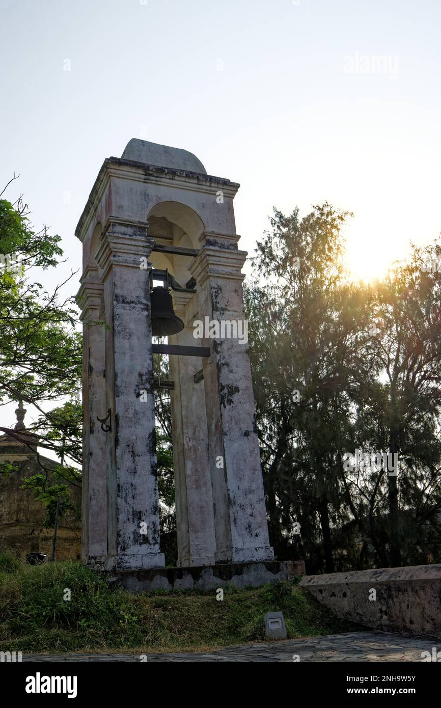 Ancient vintage bell tower of Galle Dutch Fort in Sri Lanka Stock Photo ...