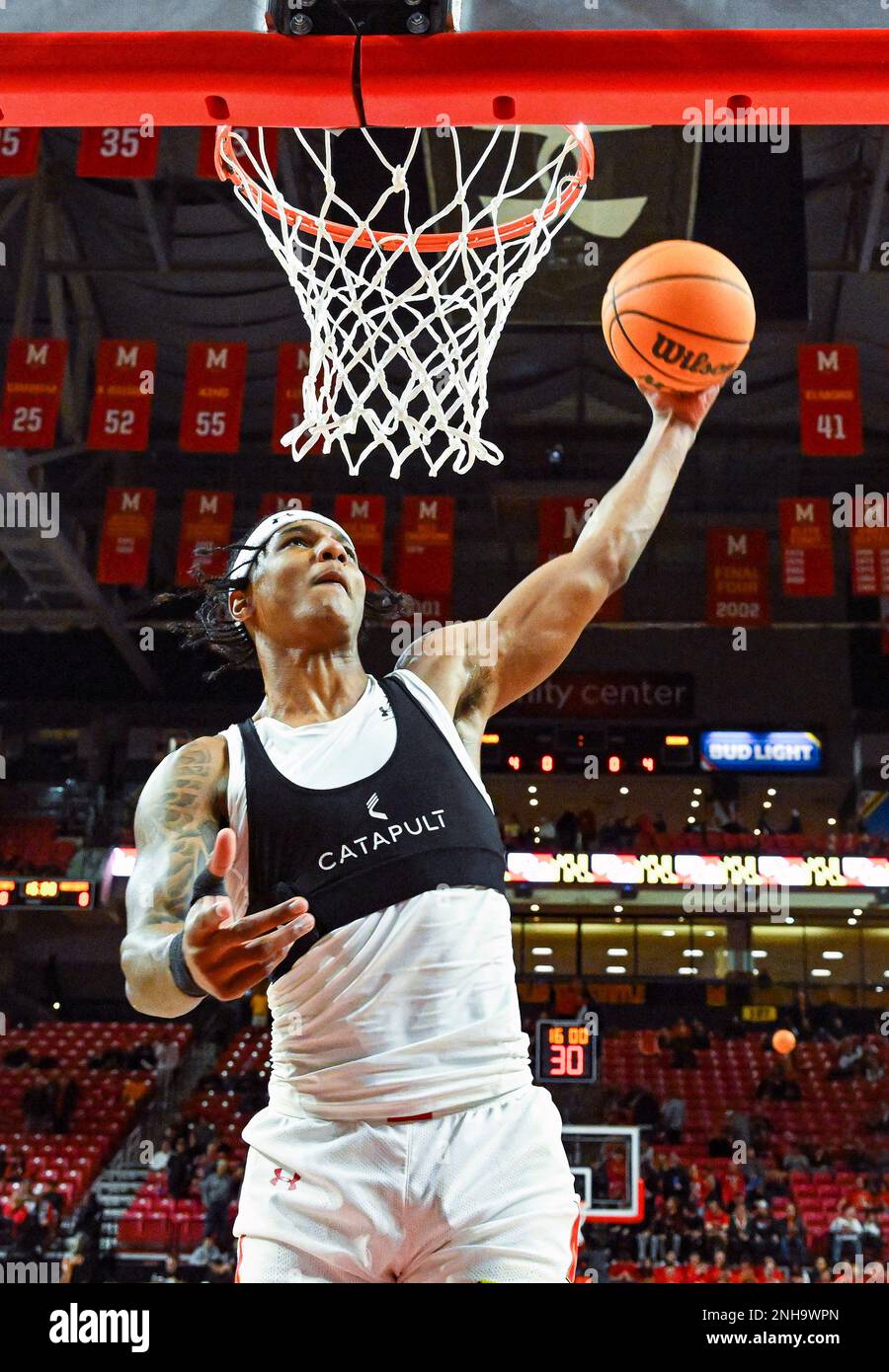 COLLEGE PARK, MD - JANUARY 31: Maryland Terrapins forward Julian Reese ...