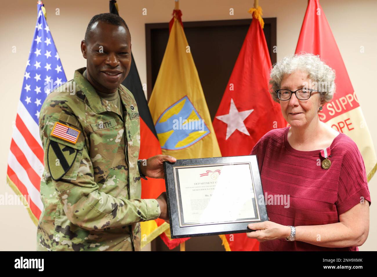 Sharon Duffy, support operations officer, 21st Theater Sustainment ...