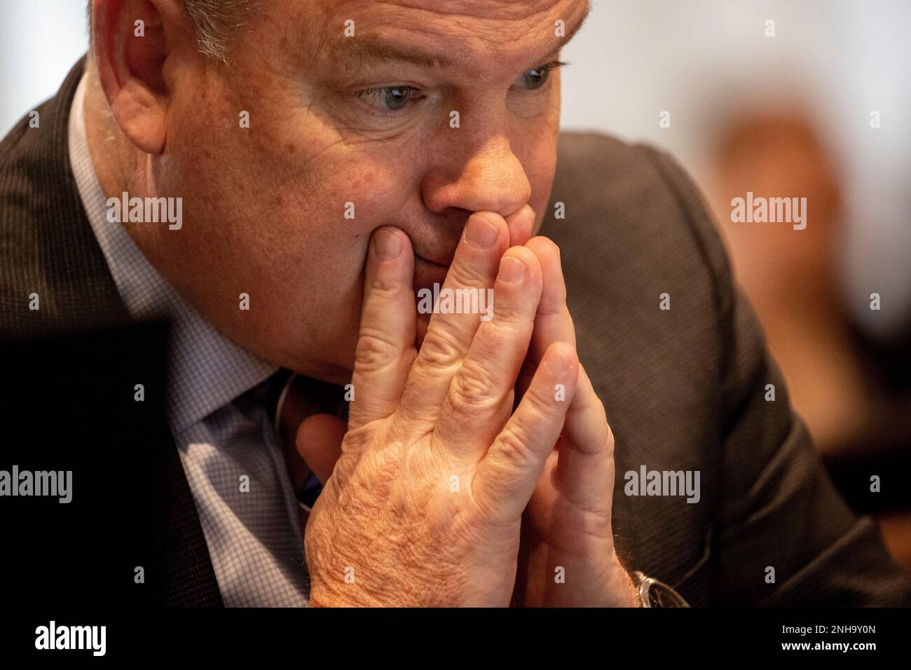 Defense attorney Jim Griffin listens in the double murder trial of Alex ...