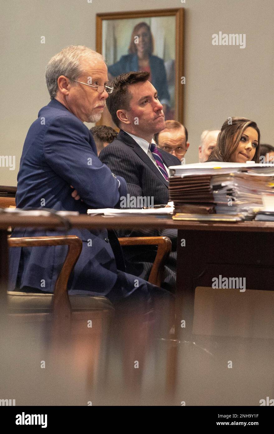 Prosecutor Creighton Waters, left, and David Fernandez with the South ...