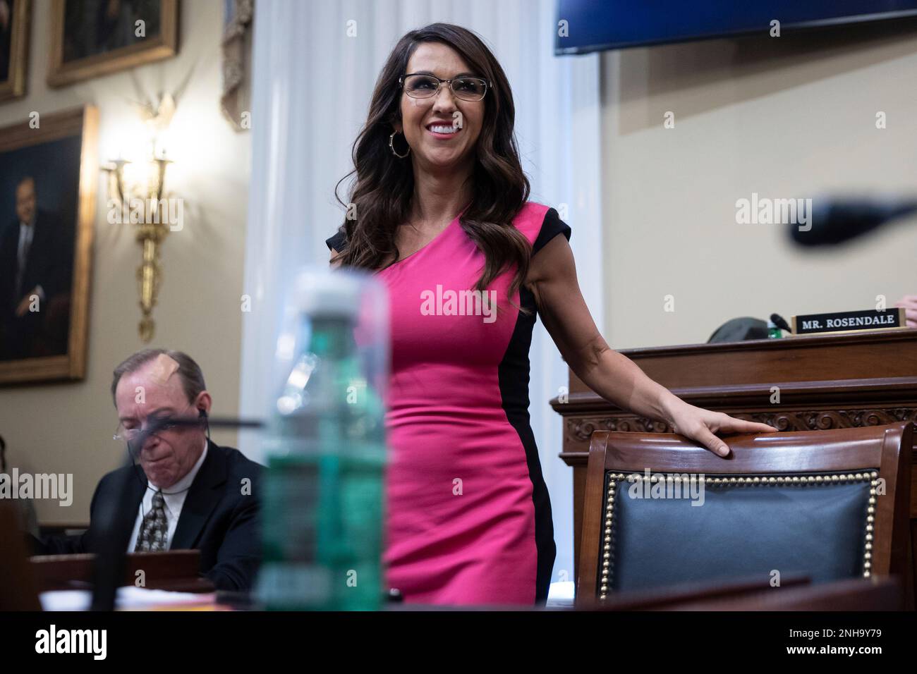 Rep. Lauren Boebert (R-Colo.) takes part in the House Natural Resources ...