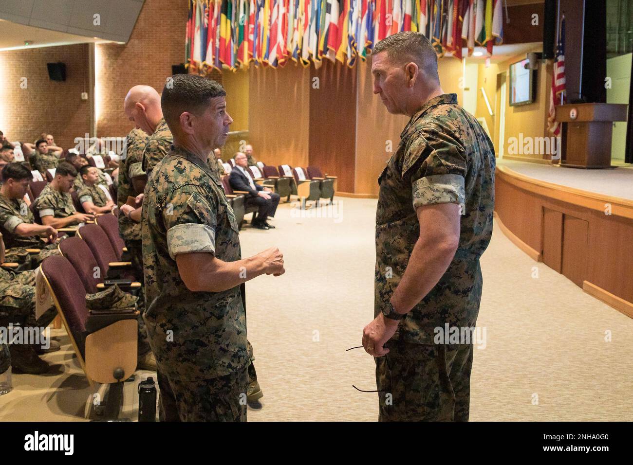 U.S. Marine Corps Brig. Gen. John F. Kelliher III, deputy commander of ...