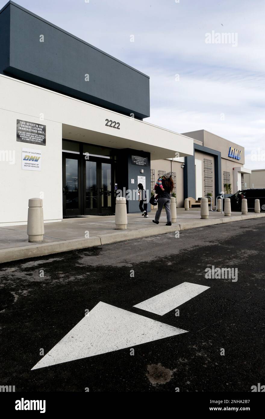 The newly opened Department of Motor Vehicles office in San Jose, Calif ...