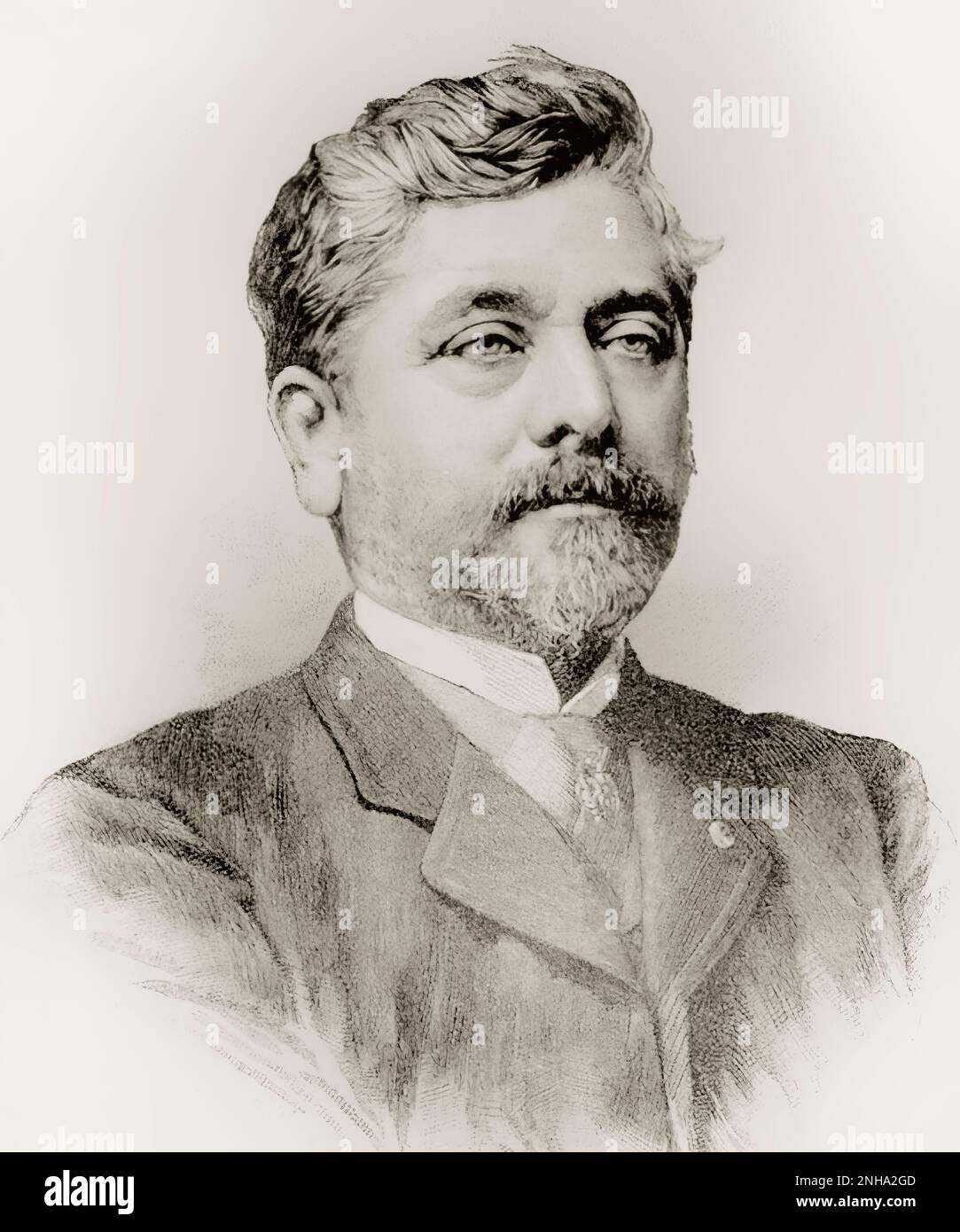 Alexandre Gustave Eiffel, 1832 – 1923, French engineer Stock Photo - Alamy