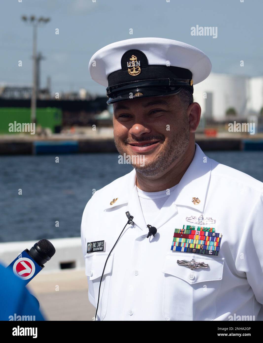 Chief Boatswain's Mate Tiago Campos, a Fort Lauderdale native, is ...