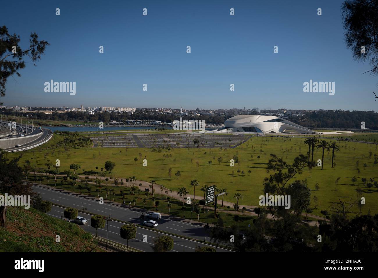 View of the Grand Theater of Rabat designed by the Anglo-Iraqi ...